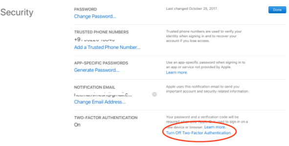 How to Turn Off Two Factor Authentication on iPhone | MobileSpy